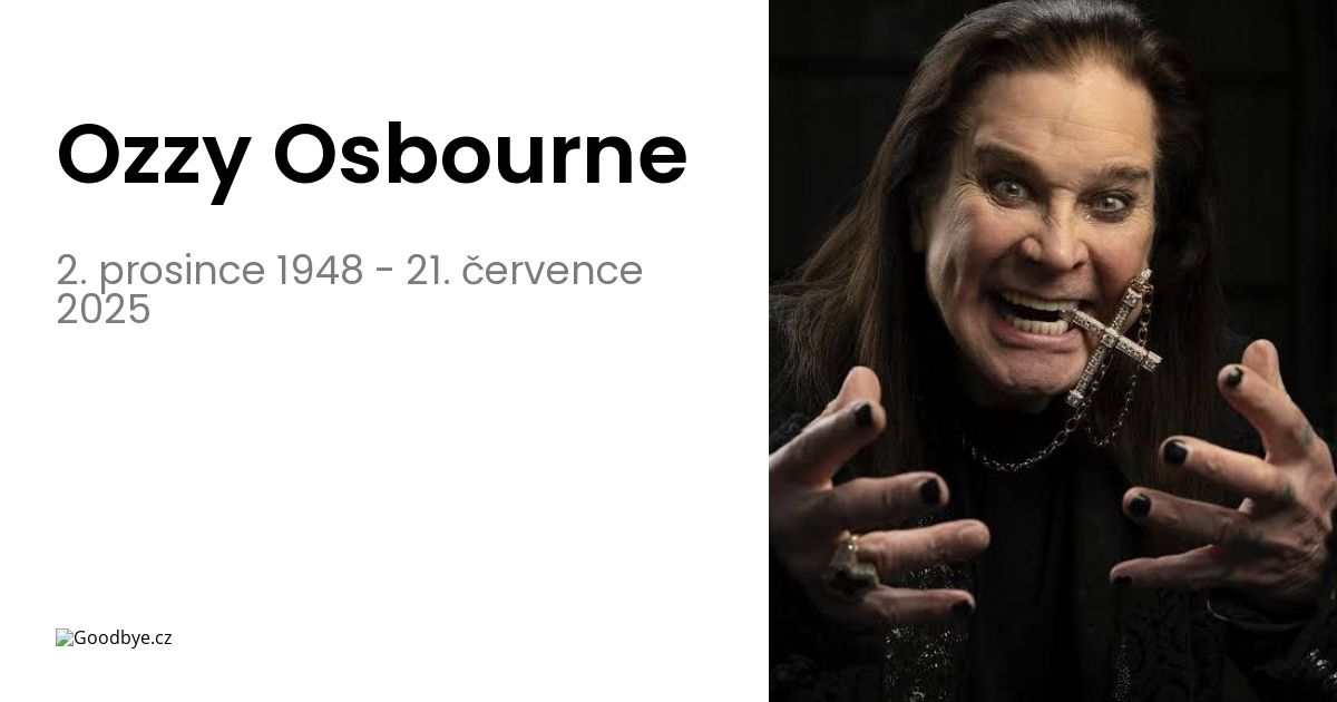 Ozzy Osbourne | Parte online | Goodbye.cz